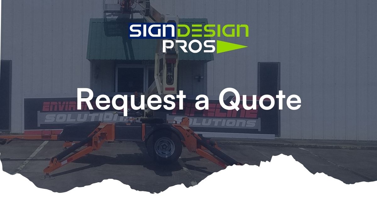 Request a Quote on Signs, Marketing Materials & More | Sign Design Pros